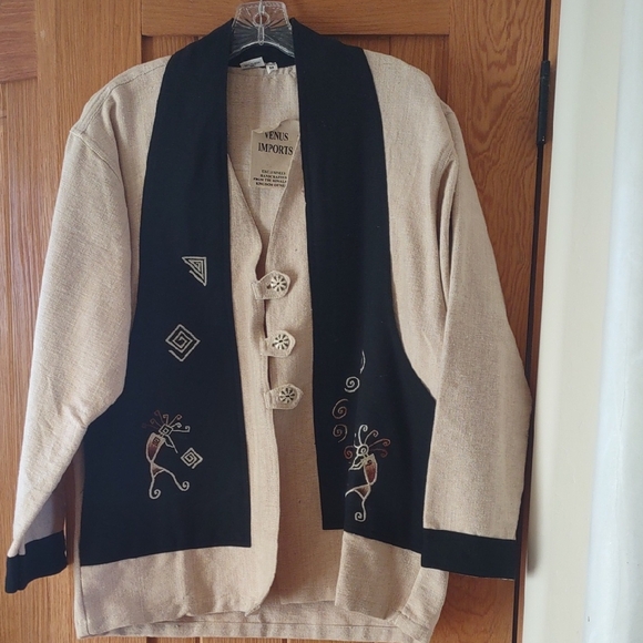 venus imports | Jackets & Coats | Very Cool Embroidered Jacket | Poshmark